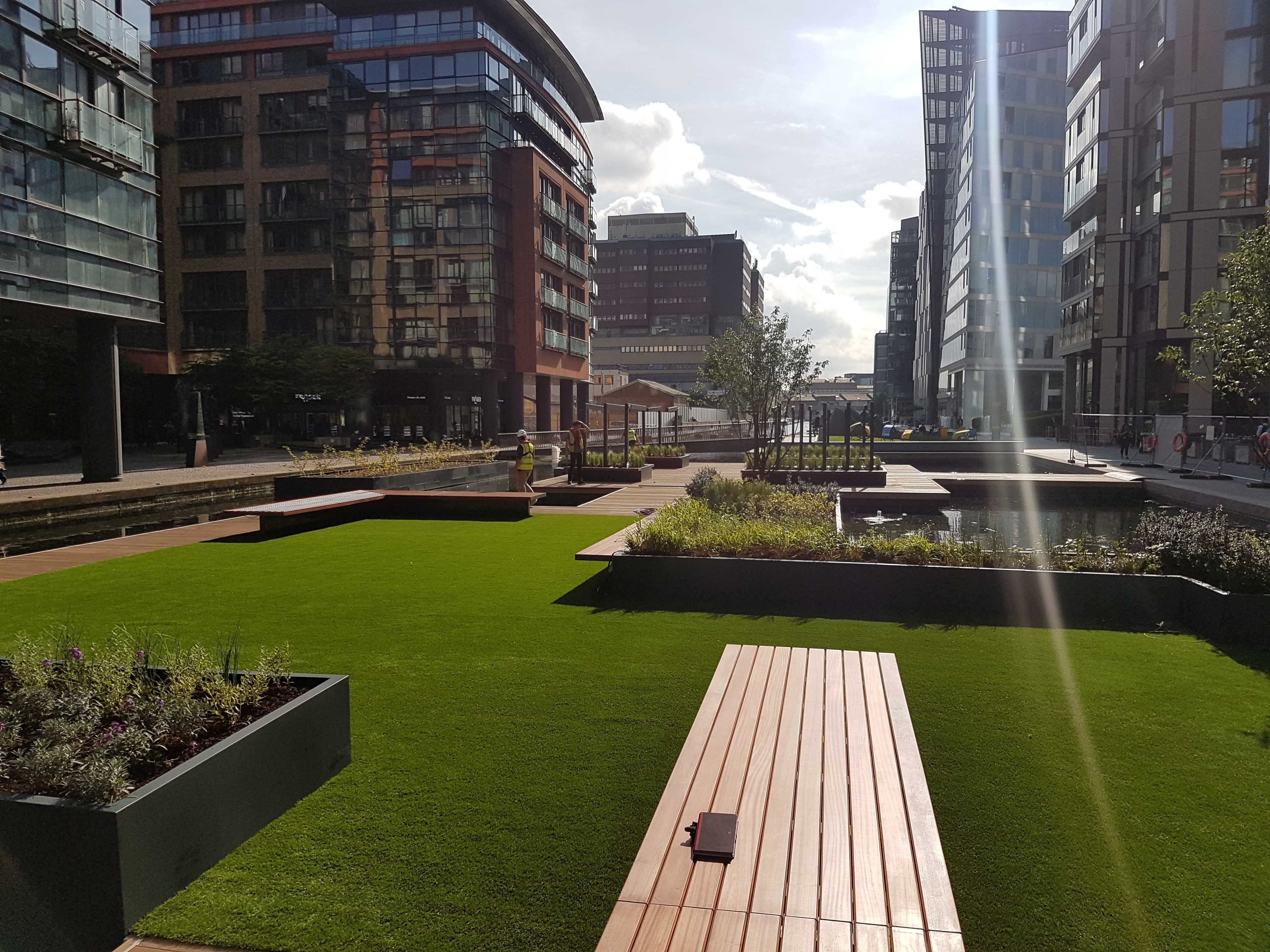 Merchant Square Floating Pocket Park - Landscape