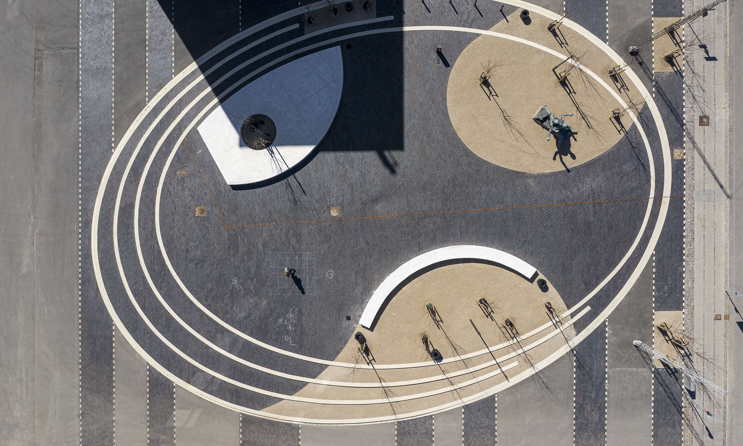 The Plaza In Front Of Kb Hallen - Landscape