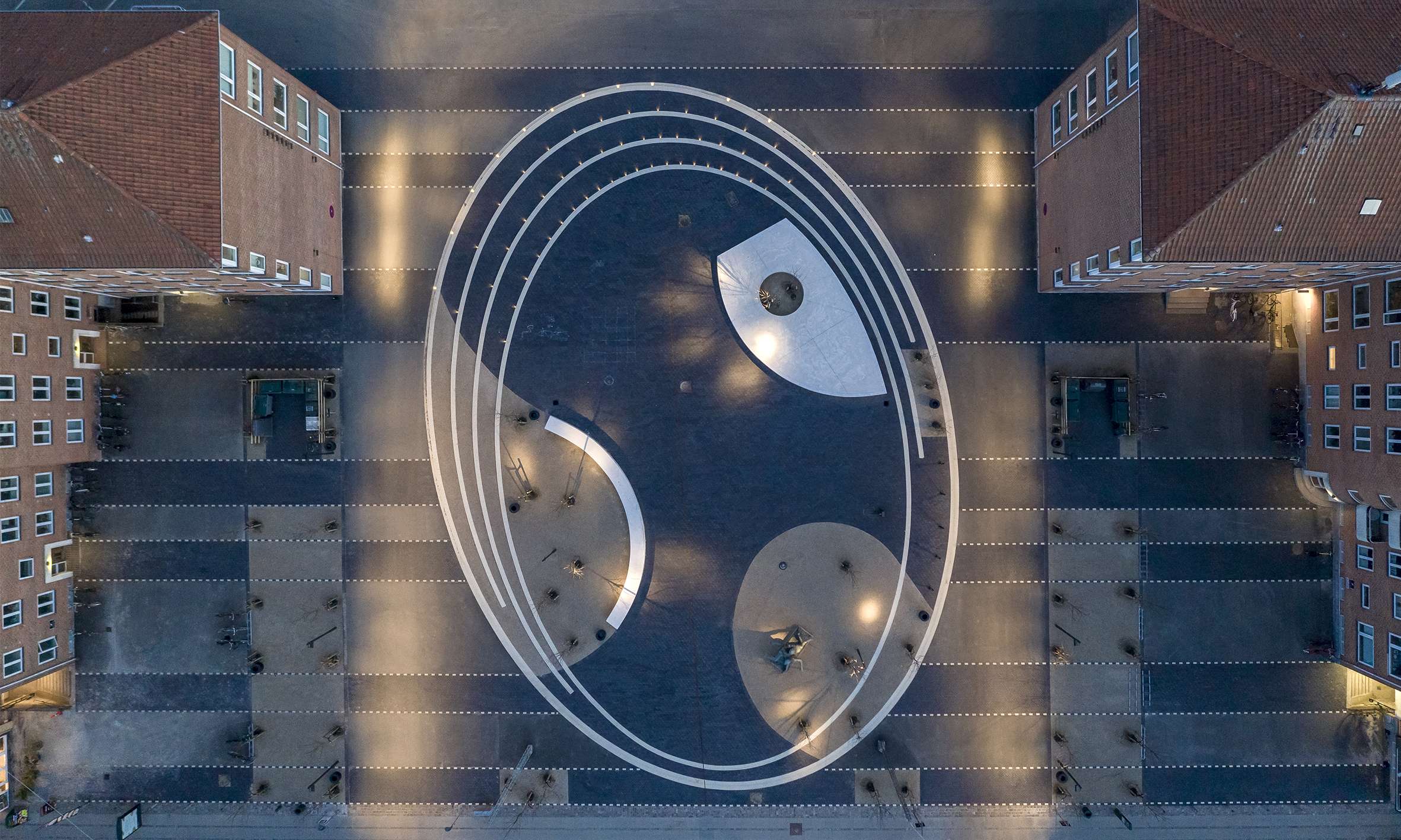 The Plaza In Front Of Kb Hallen - Landscape