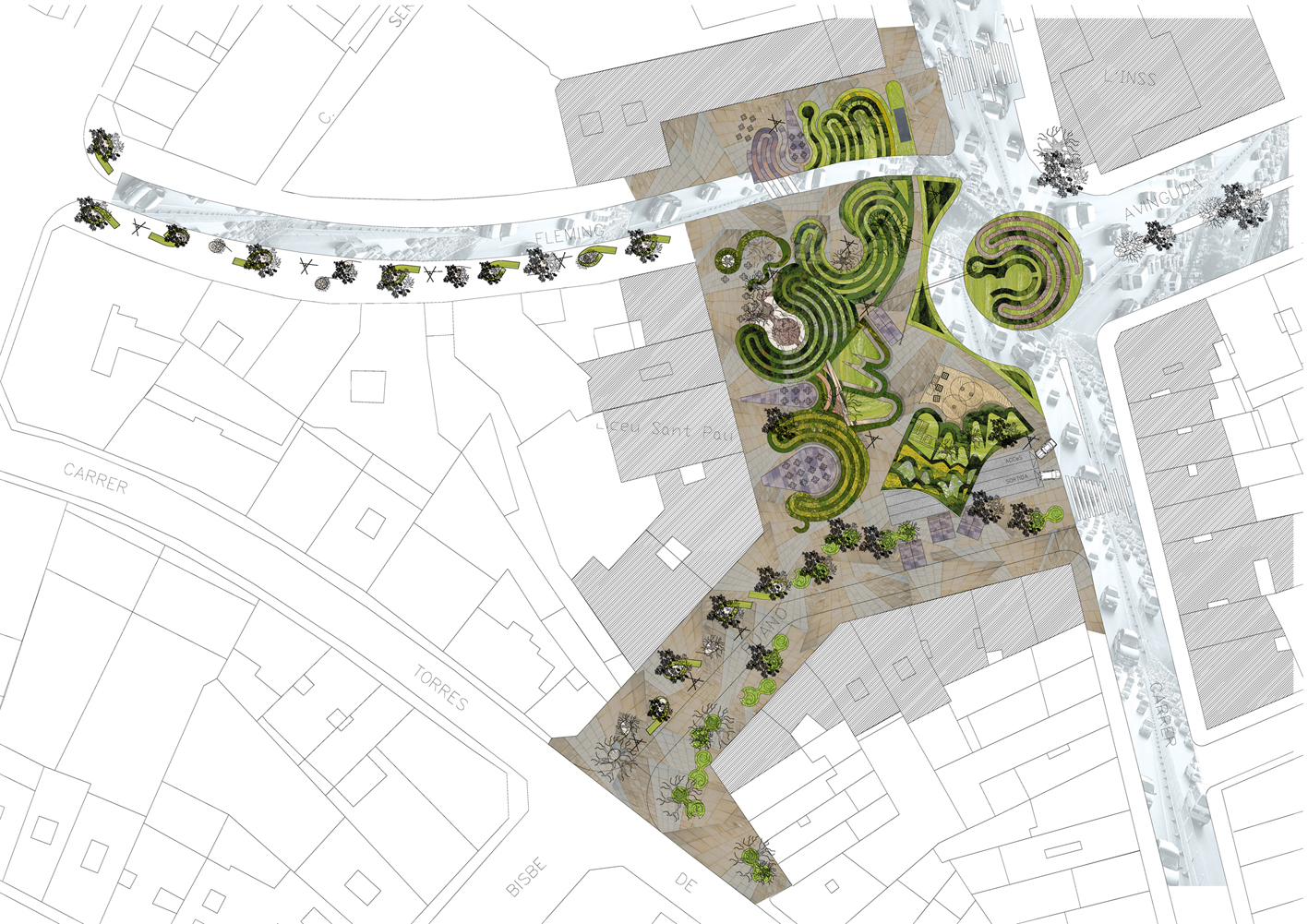 Reurbanisation Of Ricard Viñes - Landscape