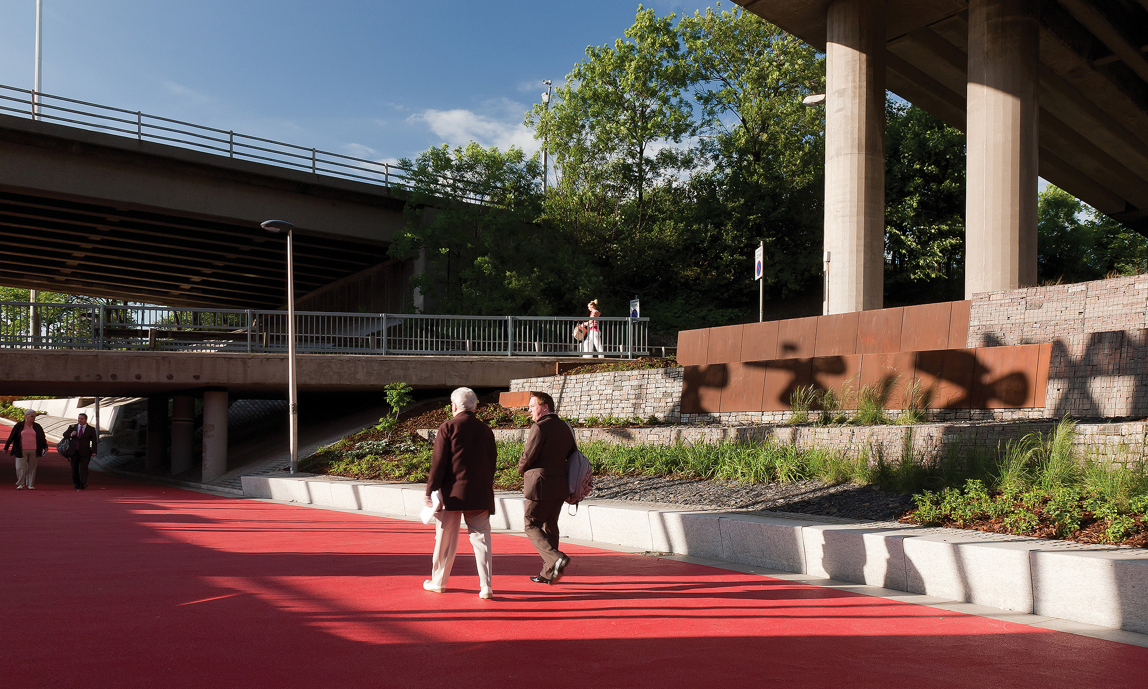 Garscube Landscape Link, The Phoenix Flowers - Landscape