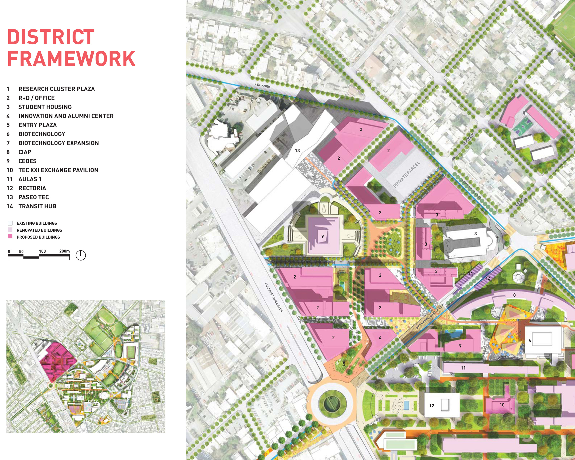 Tecnologico De Monterrey Urban Regeneration Plan - Landscape