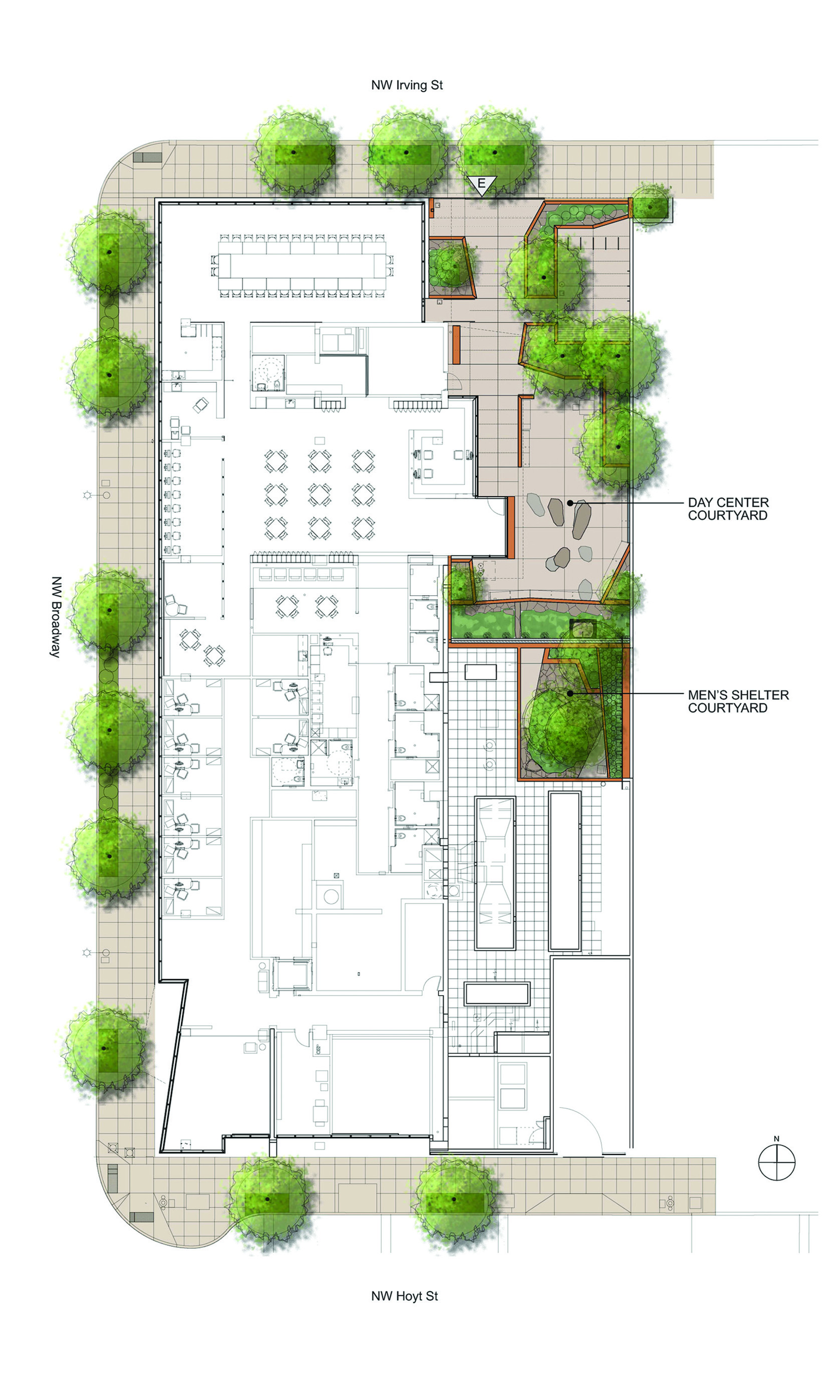 Bud Clark Commons - Landscape
