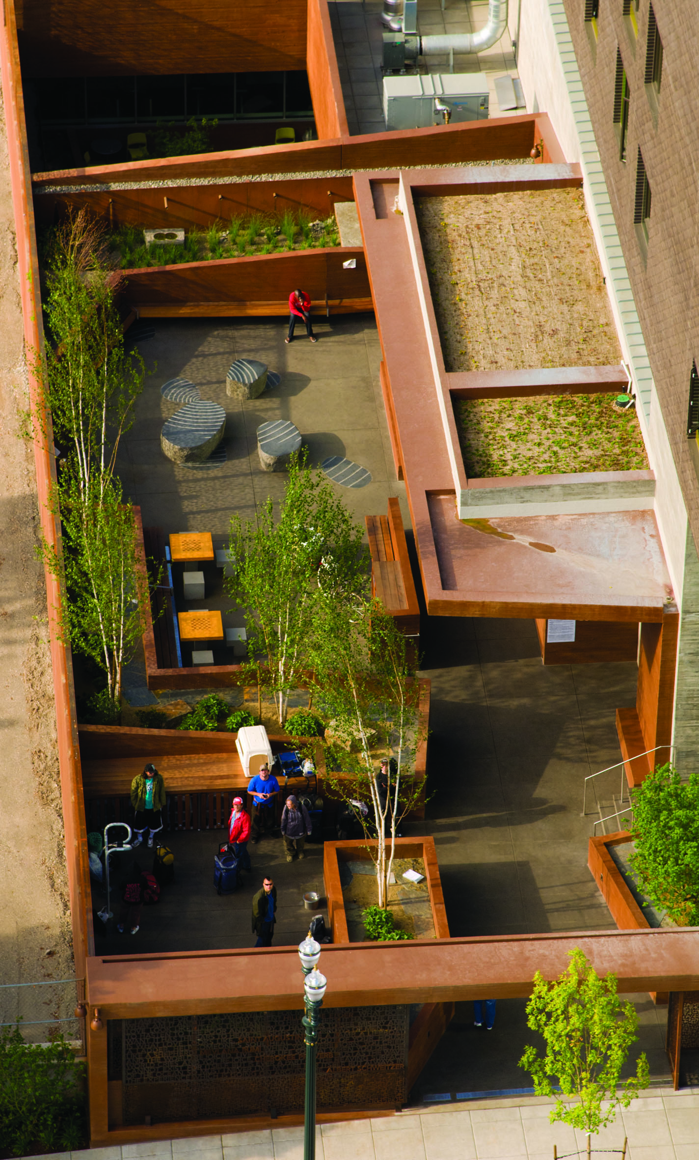 Bud Clark Commons - Landscape