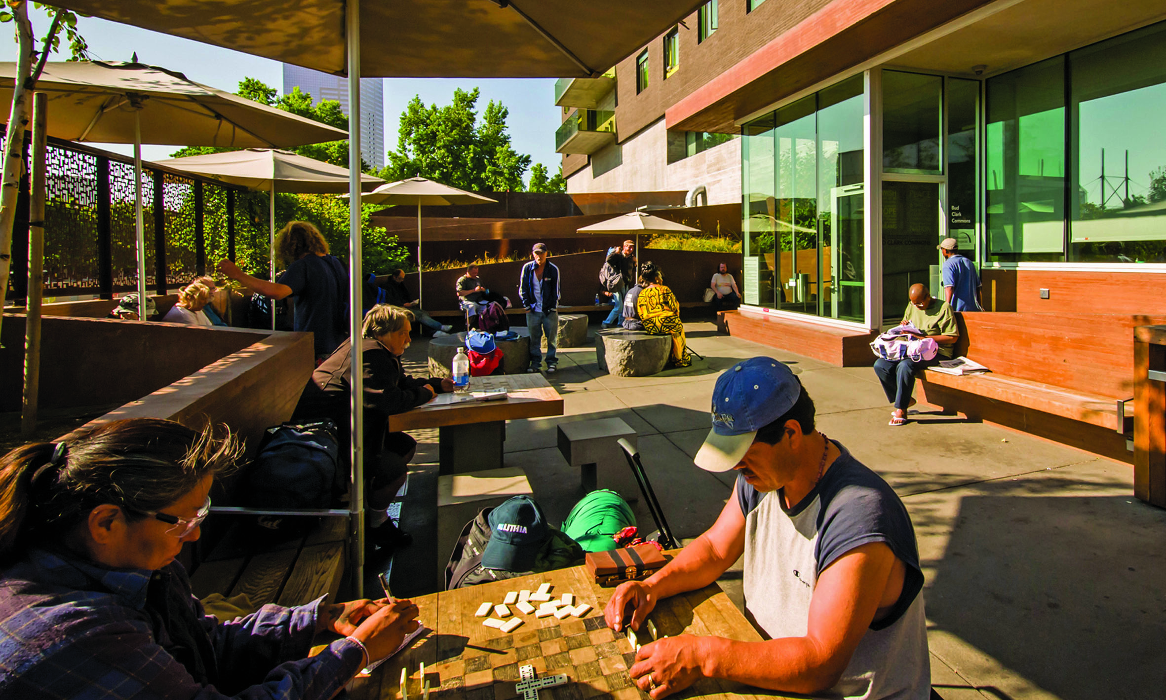 Bud Clark Commons - Landscape