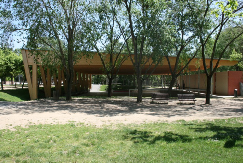 New Playground In Pinetons Park - Landscape